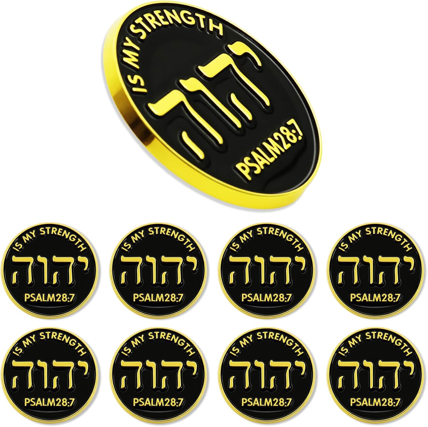 Amazon.com: Jw.org Lapel Pin 6Pcs (1 in) bulk Tetragrammaton Enamel ...