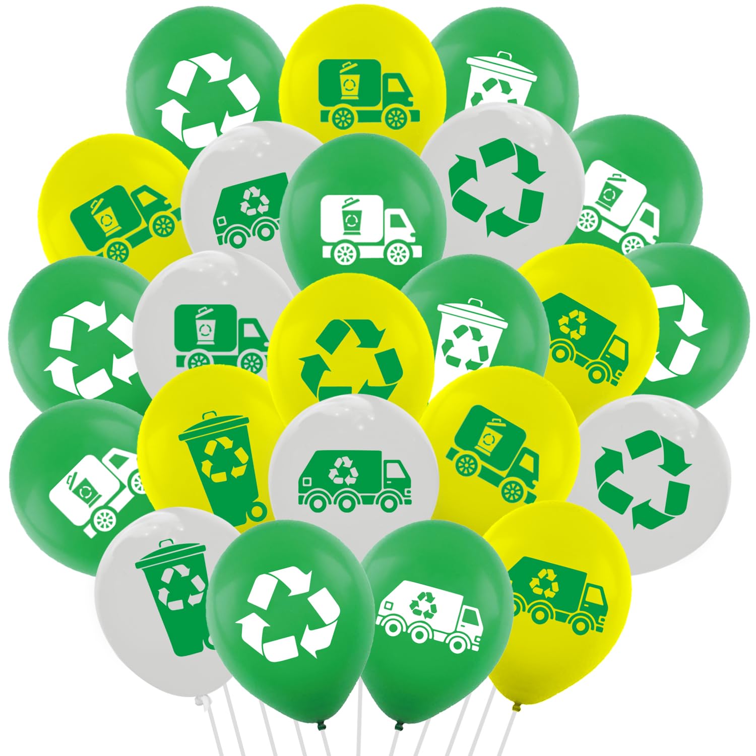 Amazon.com: 60PCS Garbage Truck Birthday Party Decorations -Garbage ...