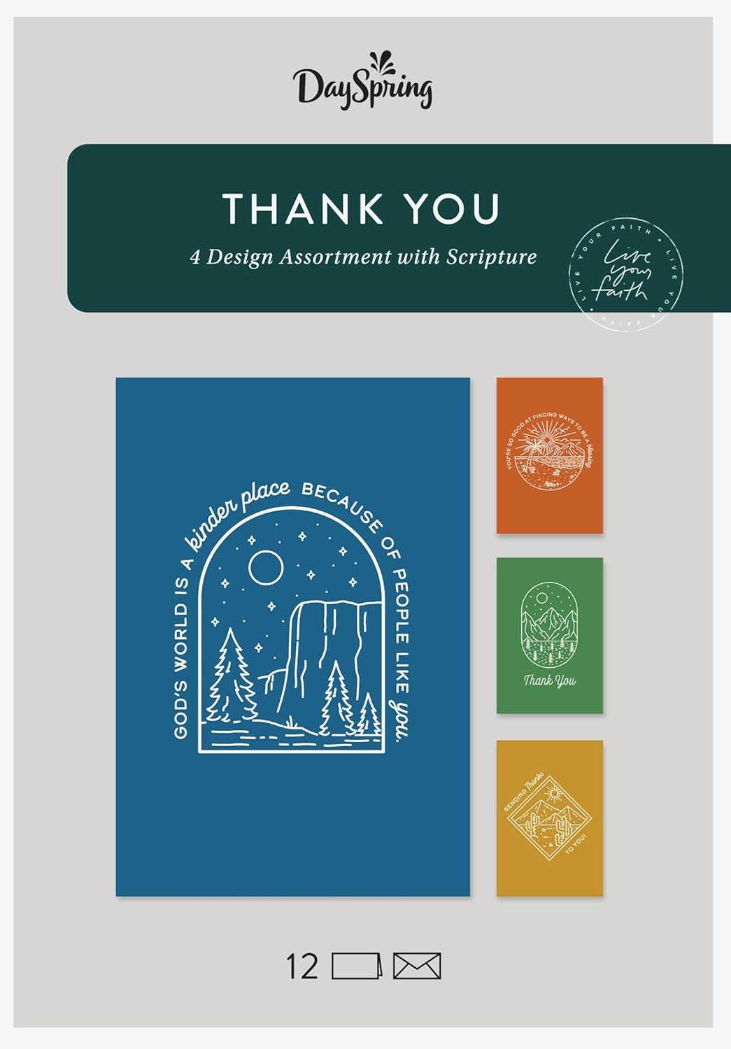 Amazon.com : DaySpring - God's World is a Kinder Place - Thank You - 4 ...