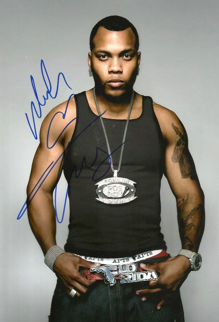 Flo Rida SINGER - SONGWRITER and RAPPER autograph, In-Person signed ...