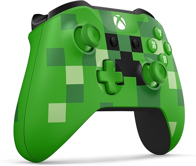 Official Xbox Wireless Minecraft Creeper Controller : Amazon.co.uk: PC ...