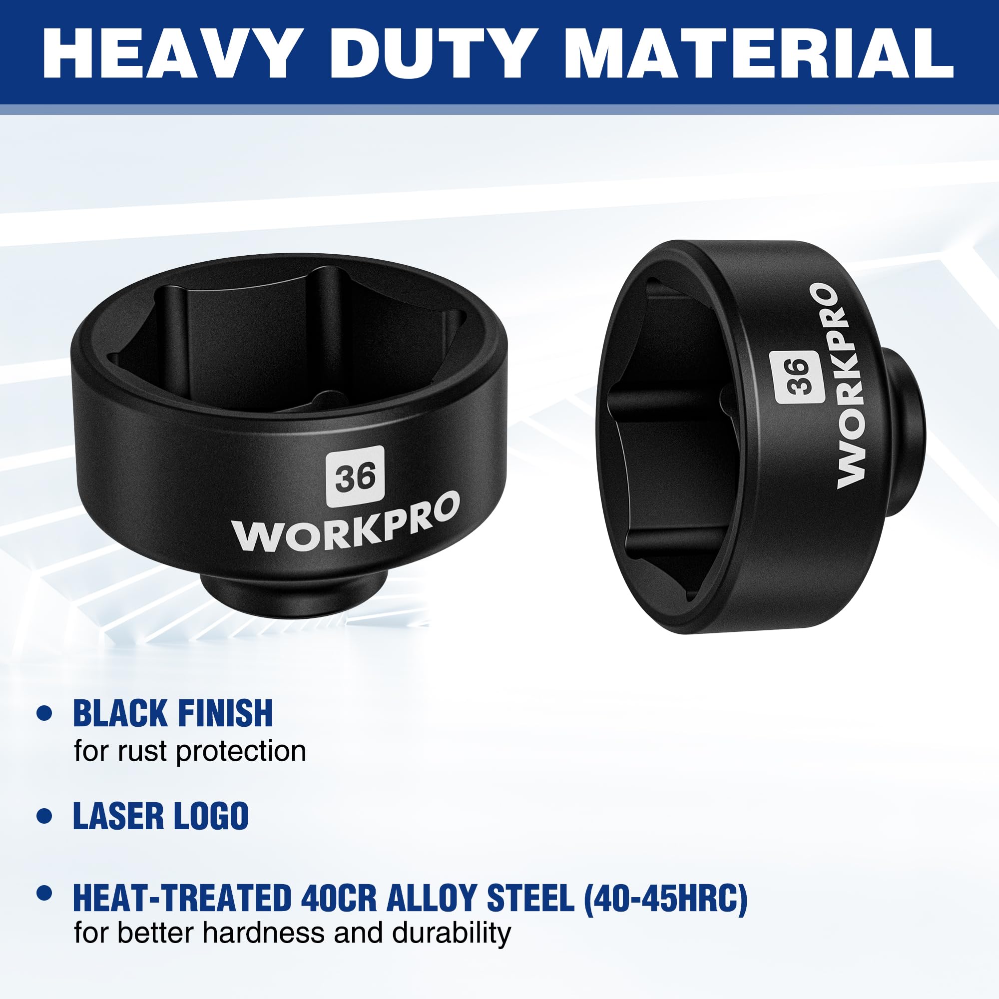 Snapklik.com : 6-Piece Oil Filter Socket Wrench, Oil Filter Removal ...