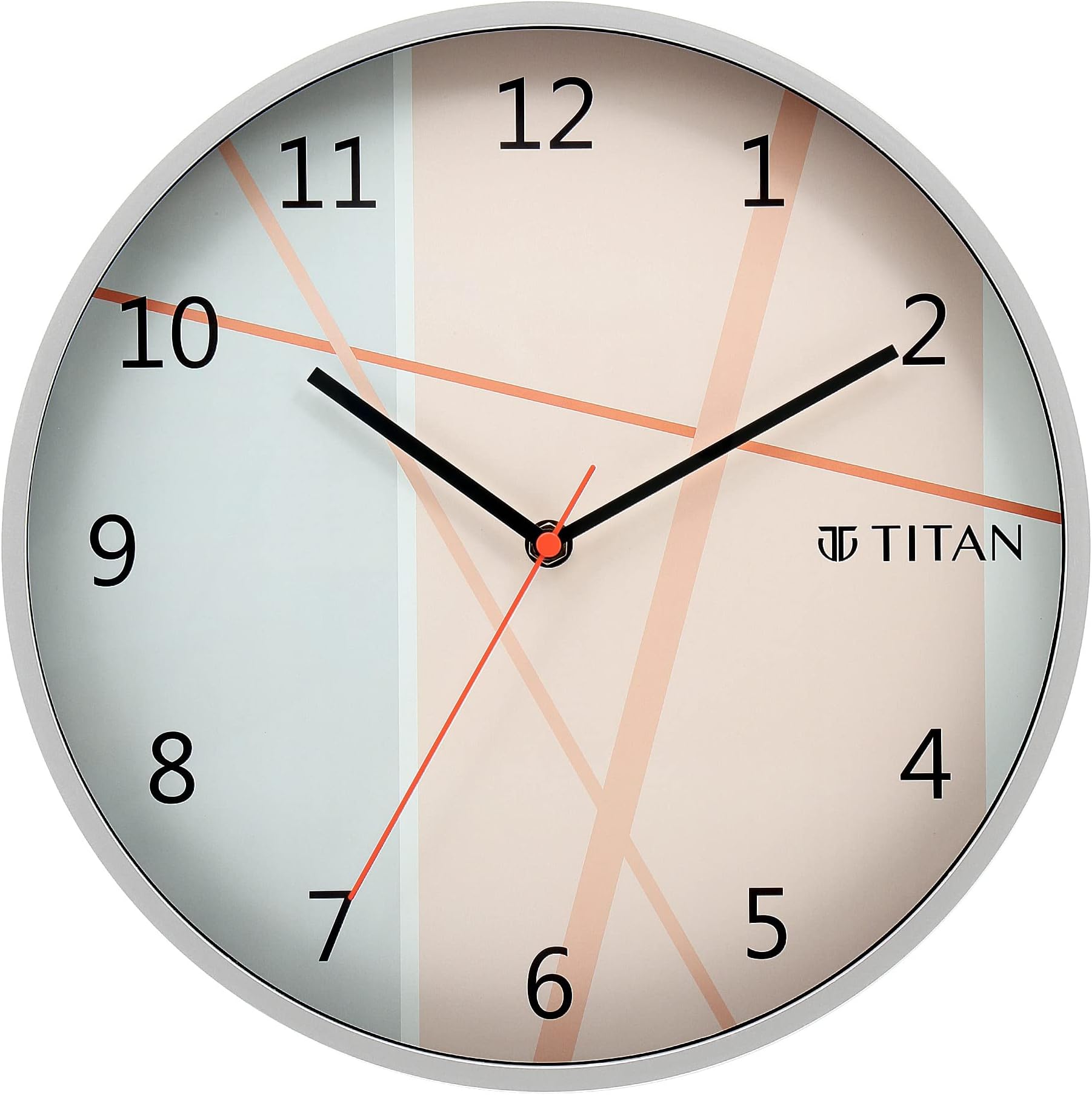 Titan Plastic Trendy & Modern Looking Multi-Coloured Dial Analog Wall ...