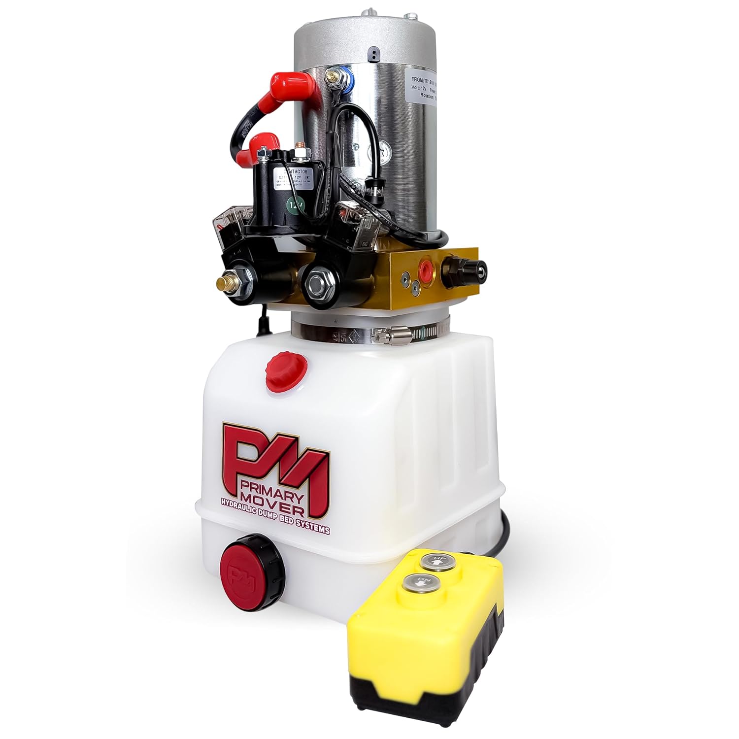 Amazon.com: Primary Mover Hydraulic Pump for Dump Trailer - 12Vdc ...