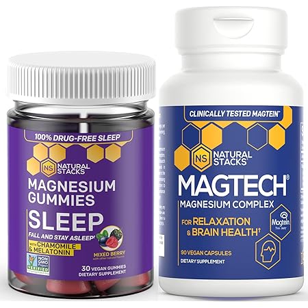 Amazon.com: Magnesium Citrate Gummies 30ct with Magtech Magtein ...