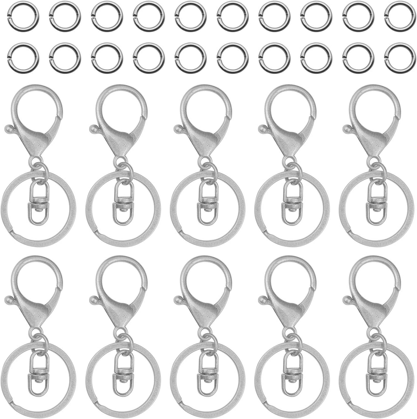 Amazon.com: HONBAY 20pcs Zinc Alloy KC Gold Lobster Claw Clasp Keychain ...