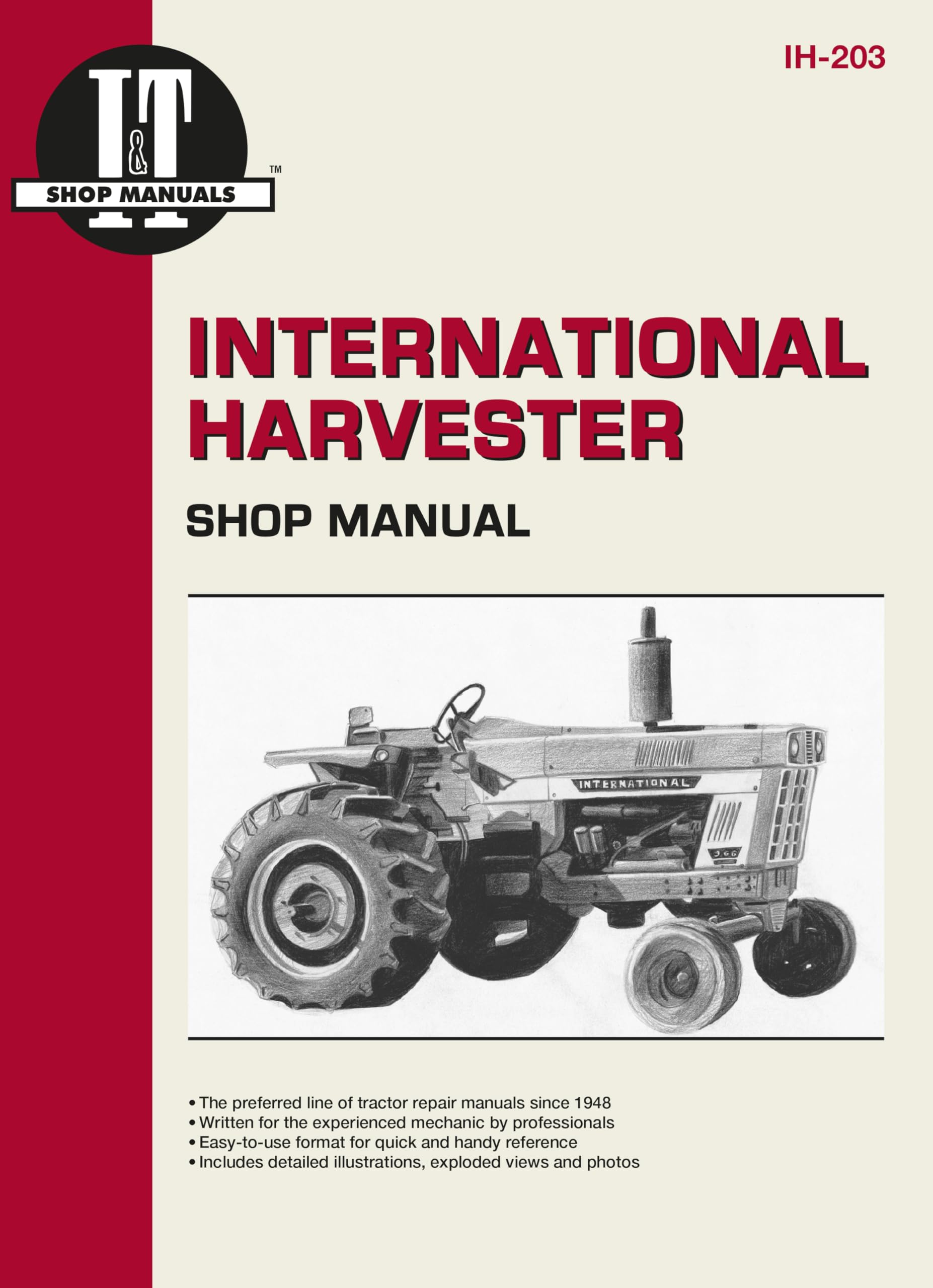 International Harvester (Farmall) Gasoline Model 454-686, 70-80 Hydro ...