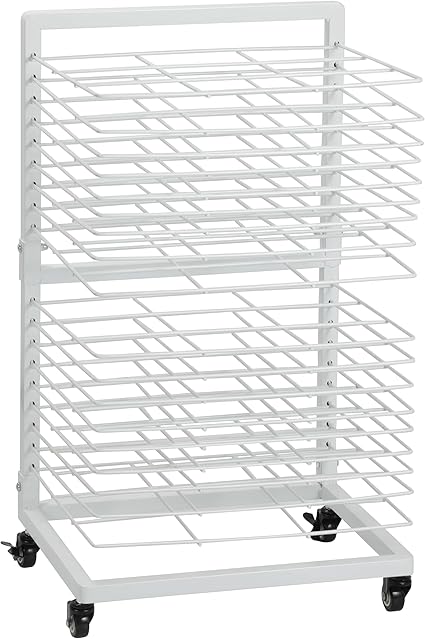 Amazon.com: OFFICEROO Art Drying Rack for Classroom - 18 Removable ...