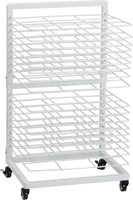 Amazon.com: OFFICEROO Art Drying Rack for Classroom - 18 Removable ...