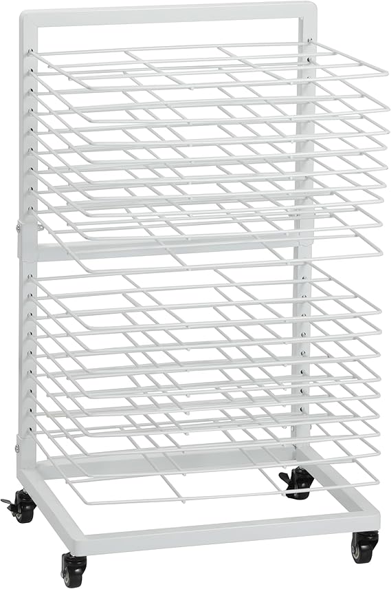 Amazon.com: OFFICEROO Art Drying Rack for Classroom - 18 Removable ...