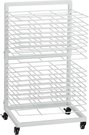 Amazon.com: OFFICEROO Art Drying Rack for Classroom - 18 Removable ...