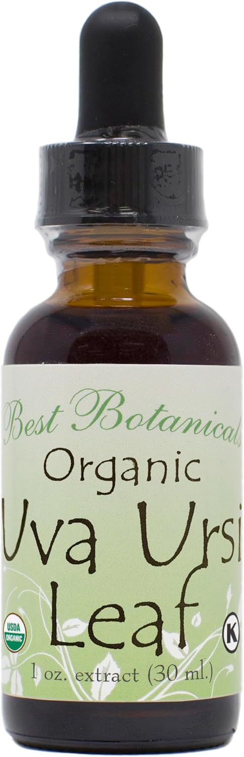 Amazon.com: Best Botanicals Organic Uva Ursi Leaf Extract 1 oz ...