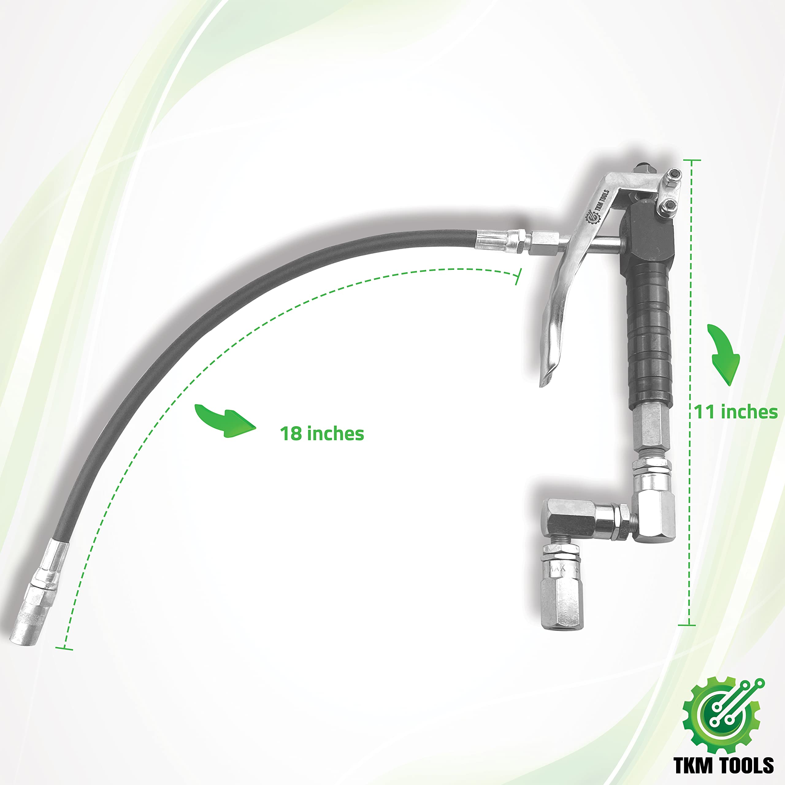 Snapklik.com : LUBEFLEX Control Handle Valve - Flex Spout 4 Jaws Coupler For Grease Pump, Heavy ...