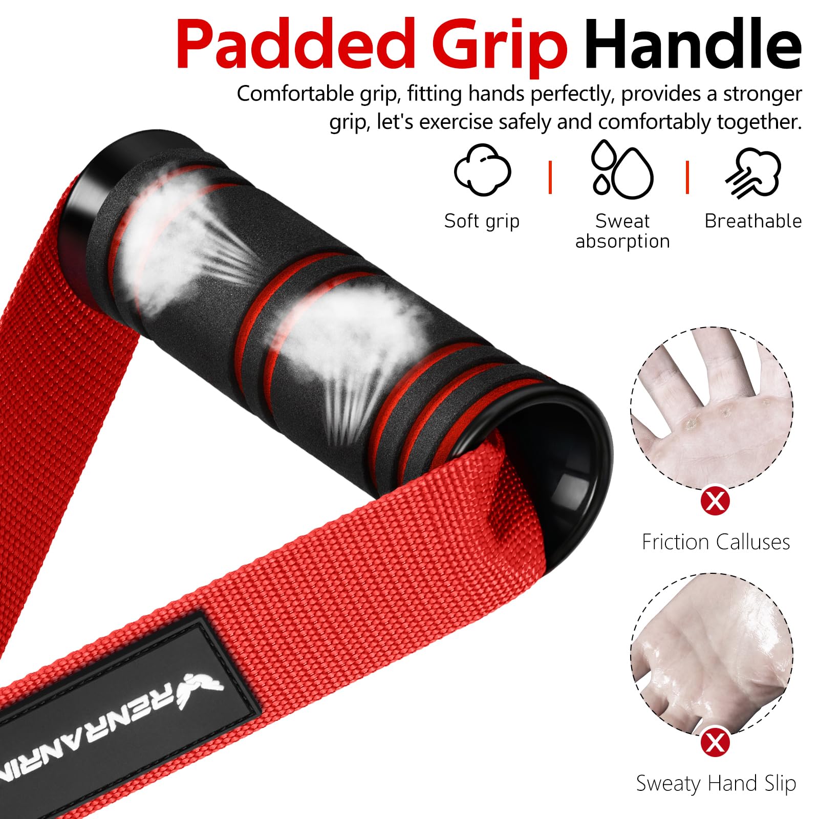 Snapklik.com : Gym Exercise Handles, Replacement Handle Attachments For ...