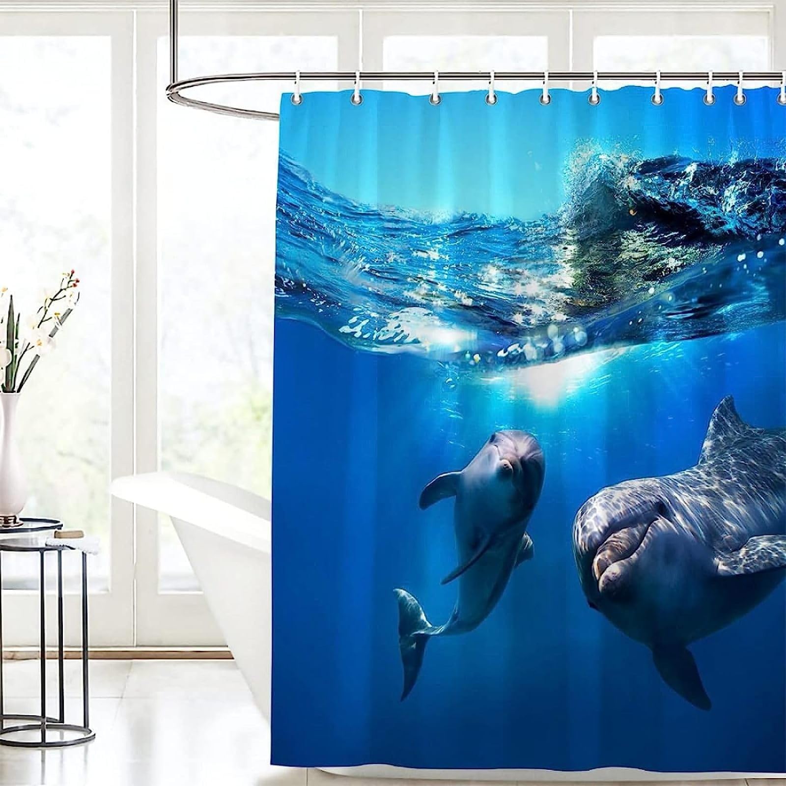 Dolphin Curtains Dolphin Shower Curtain Creative Shower Curtain Sets
