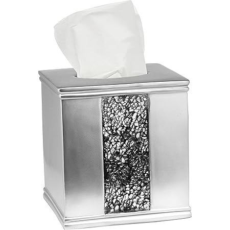 Amazon.com: Popular Bath Sinatra Bath Soap Dish Silver Modern Classic ...