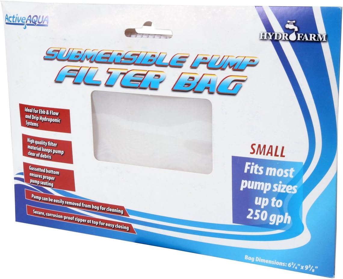 Amazon.com : Active Aqua Submersible Pump Filter Bag, 6.75" x 9.375 ...