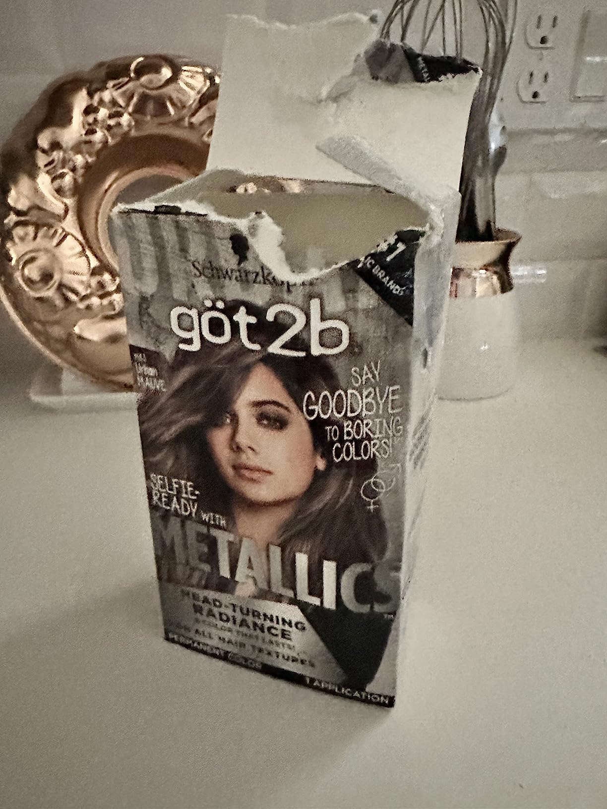 $2/mo - Finance Got2b Metallic Permanent Hair Color, M76 Real Red | Buy ...