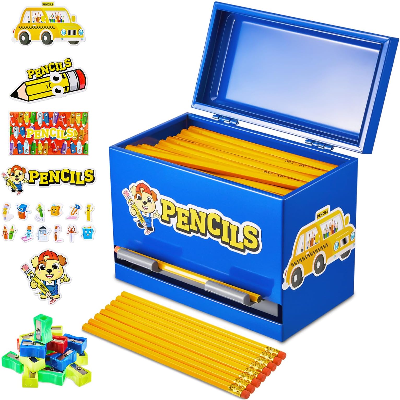 Amazon.com : Ctosree 157 Pcs Stainless Steel Pencil Dispenser Kit With ...