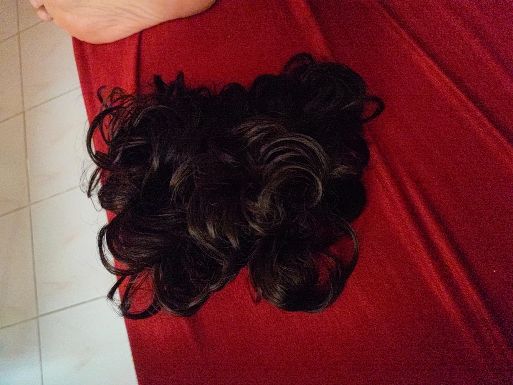 D-DIVINE Frill Hair Extensions Elastic Stretchable Synthetic Frill Add ...