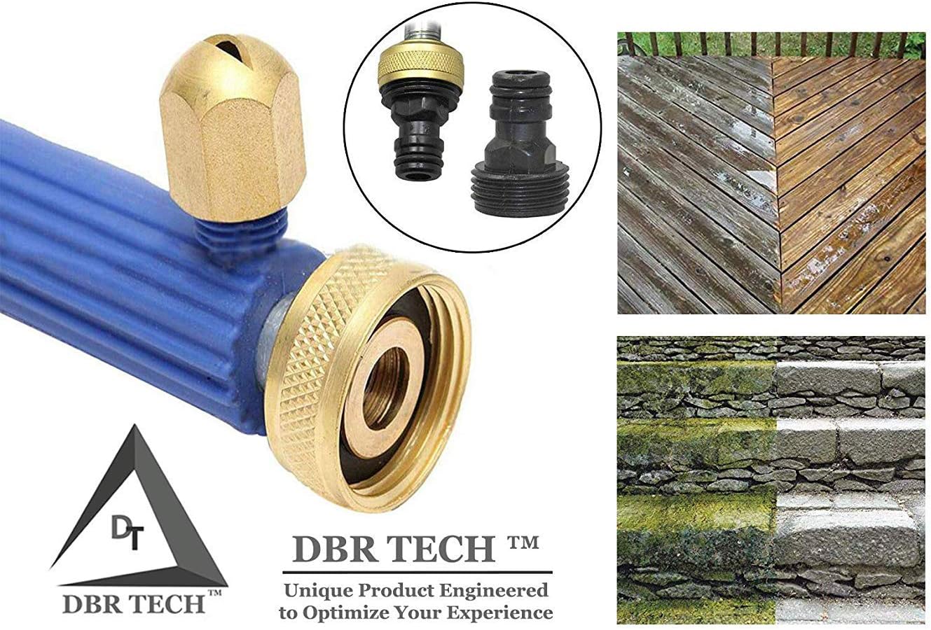 DBR Tech Hydro Jet – Varita de lavadora eléctrica de alta presión para ...