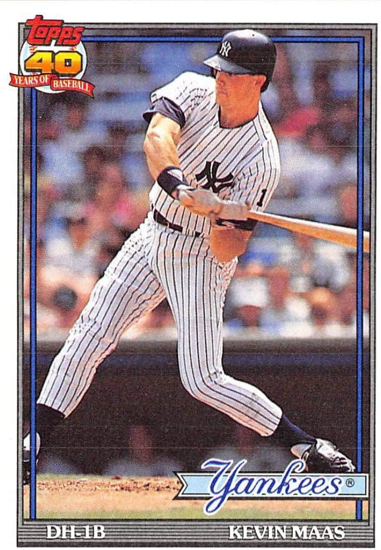 Amazon.com: 1991 Topps #435 Kevin Maas : Collectibles & Fine Art