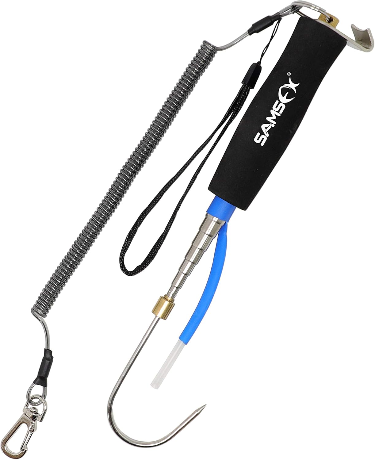 Amazon.com : SAMSFX Fishing Telescopic Fish Gaff Saltwater Stainless ...