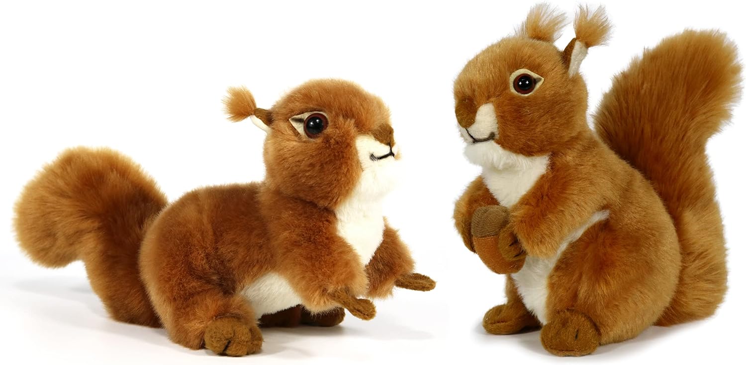 Amazon.com: Ice King Bear 2pcs Realistic Red Squirrel Stuffed Animal Plush Toy : Toys & Games
