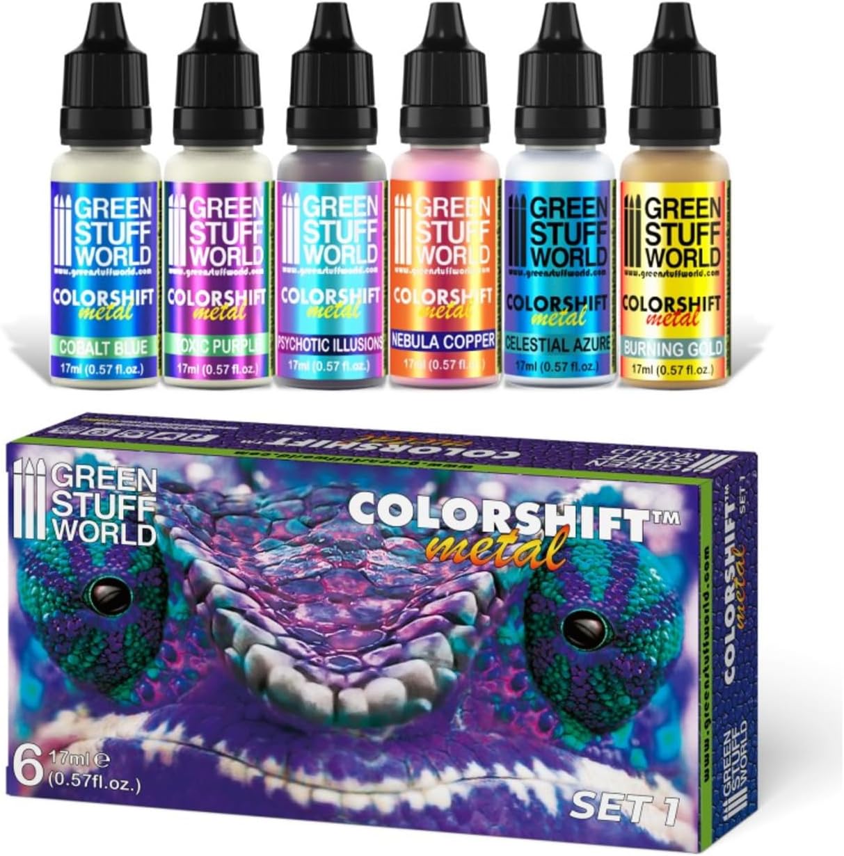 Green Stuff World Chameleon Acrylic Paint Set 1 : Amazon.co.uk: Home ...
