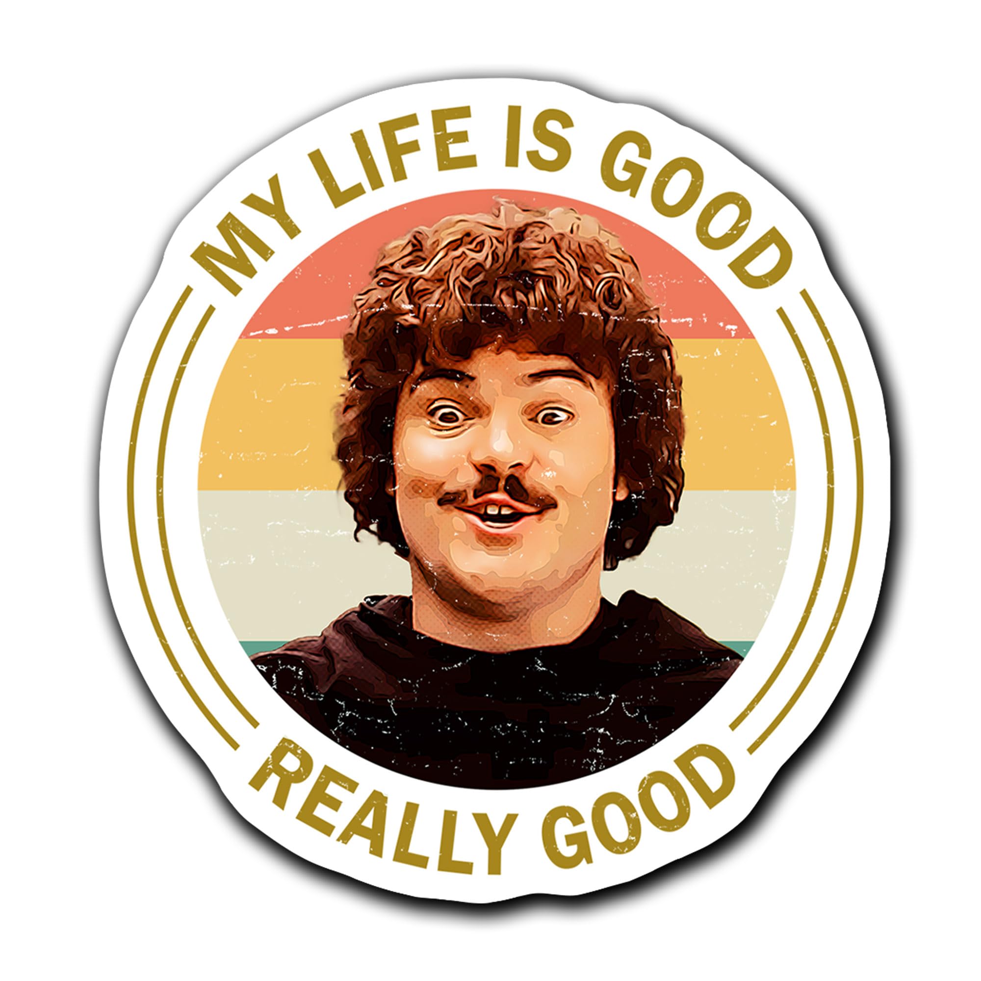 Amazon.com: (3Pcs) Nacho Libre My Life is Good Really Good Vintage ...