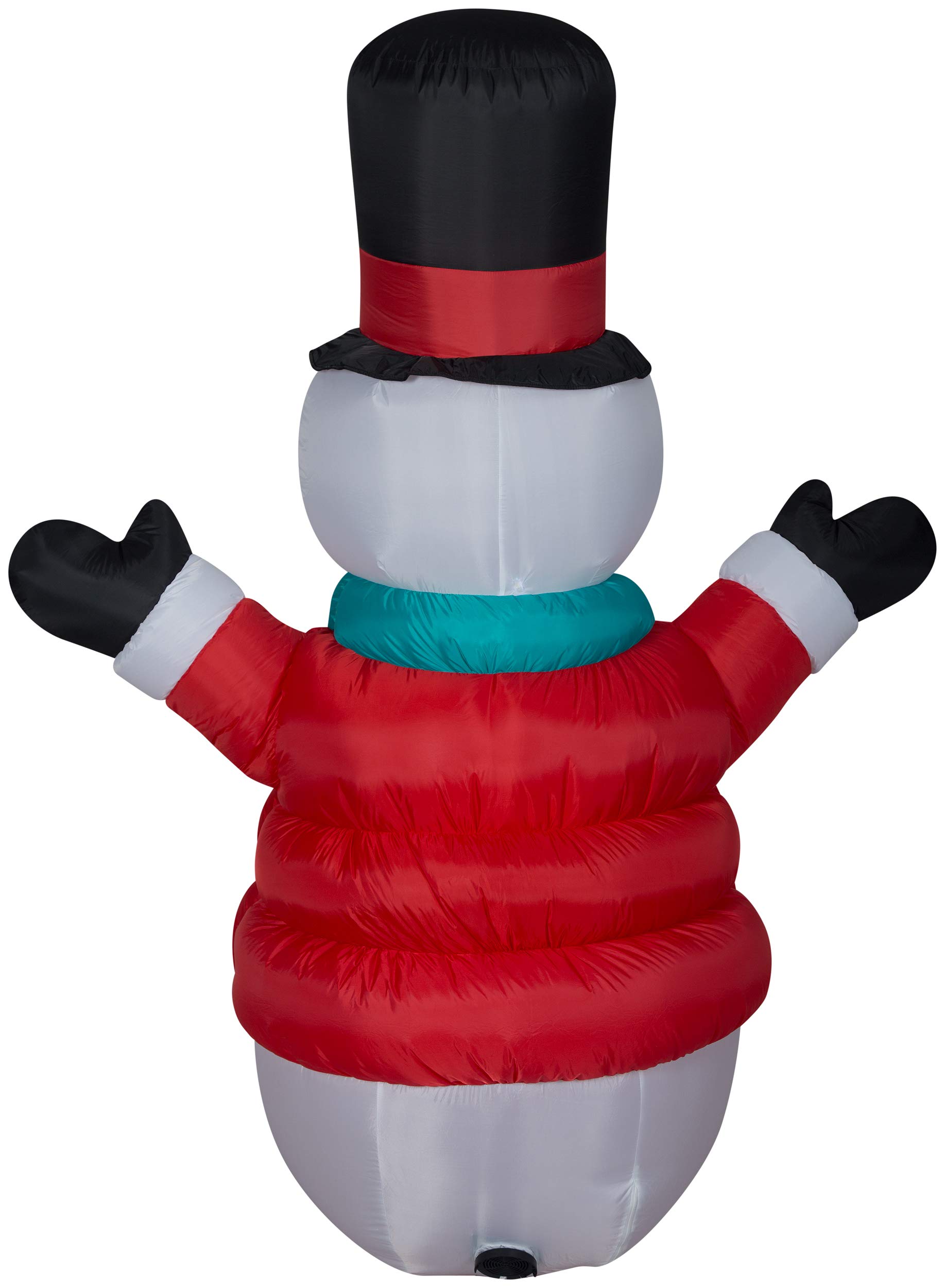 Snapklik.com : Christmas 7 Puffy Parka Snowman Airblown Inflatable