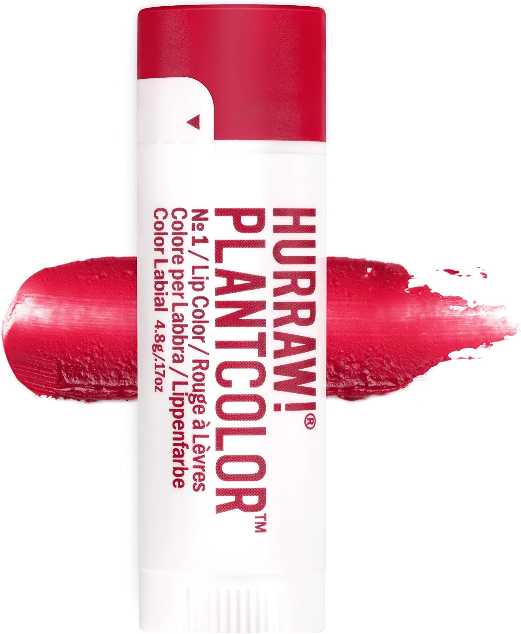 Amazon.com : Hurraw! Plantcolor Lip Color No. 1: Red shade. Highly ...