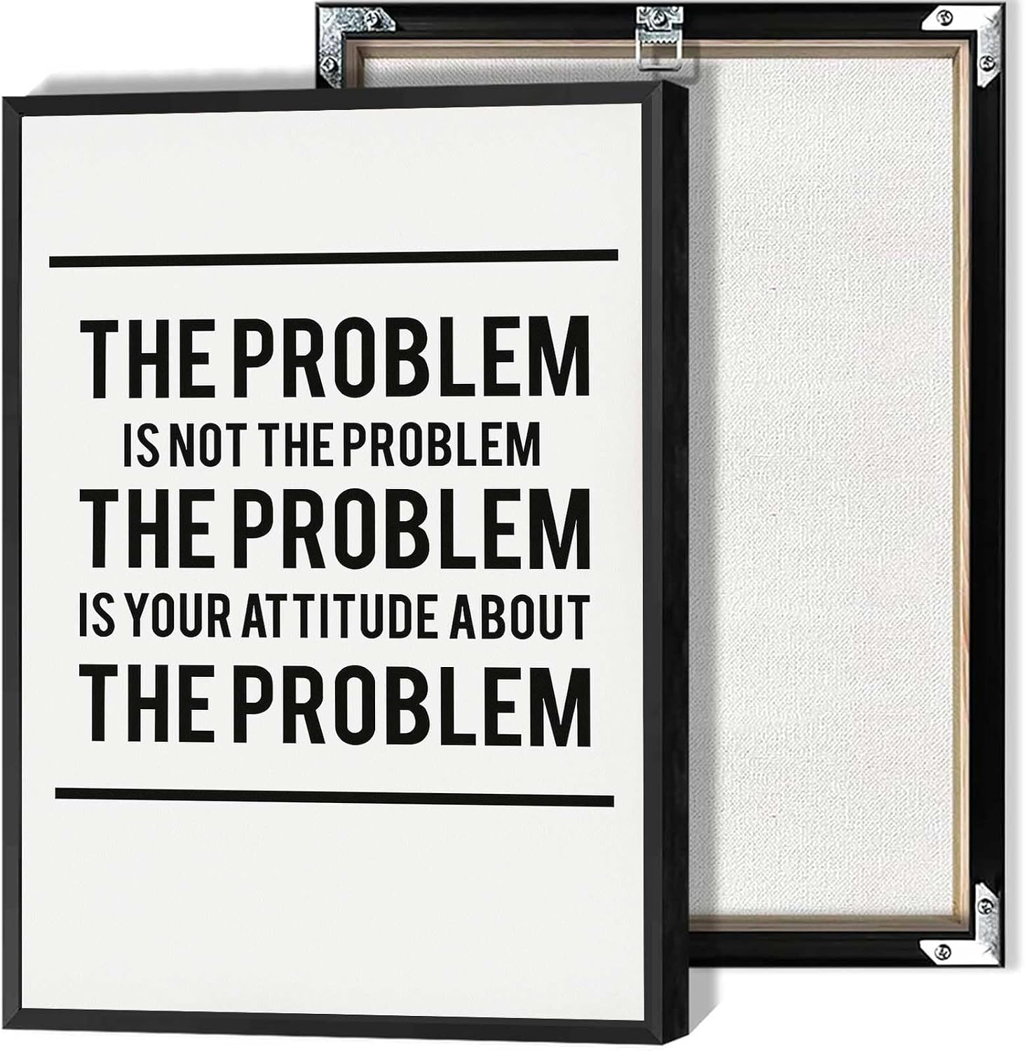 Amazon.com: Black And White Canvas Wall Art Motivational Prints The ...