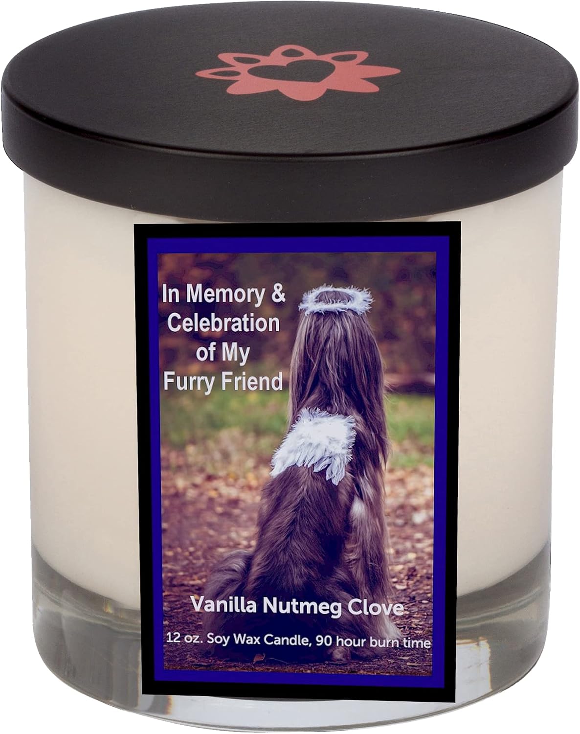 Amazon.com: Aroma Paws Memorial Dog Candle – for Memorializing Pets ...