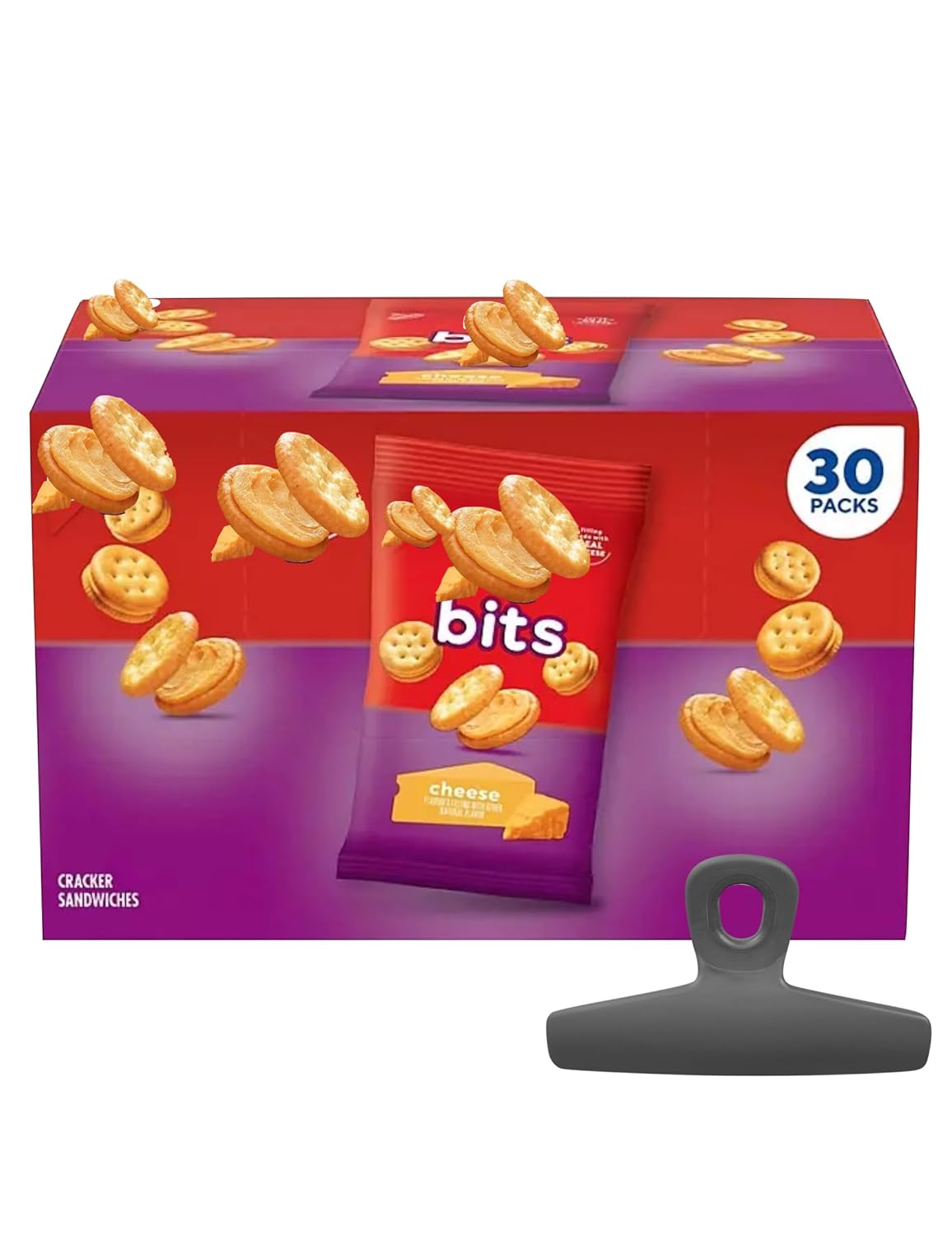 Amazon.com: Cheese Bitz Sandwich Crackers, 1.5 oz Snack Packs, 30 Count
