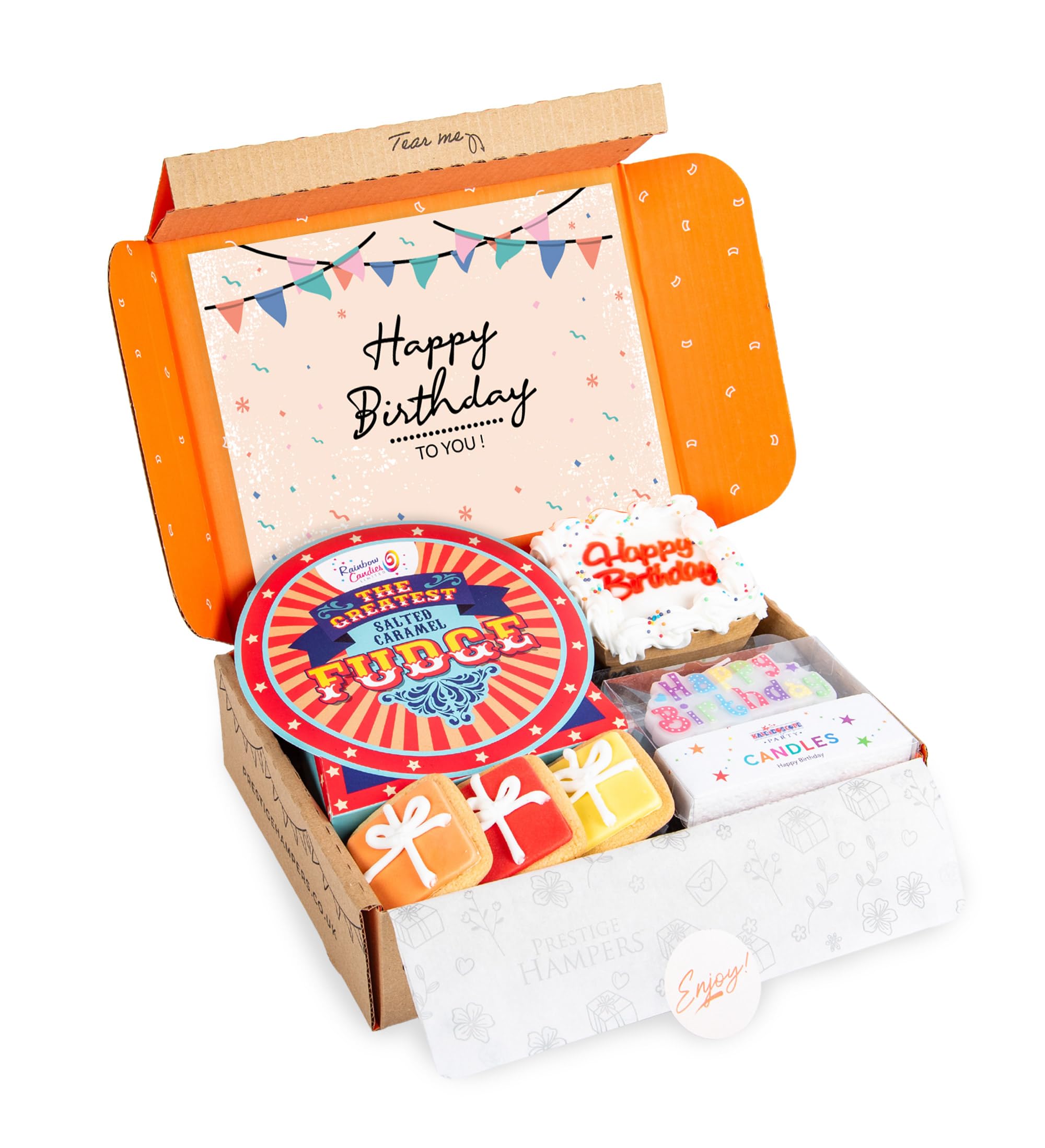 Happy Birthday Postal - Cake and Biscuits - Postal Birthday Hamper ...