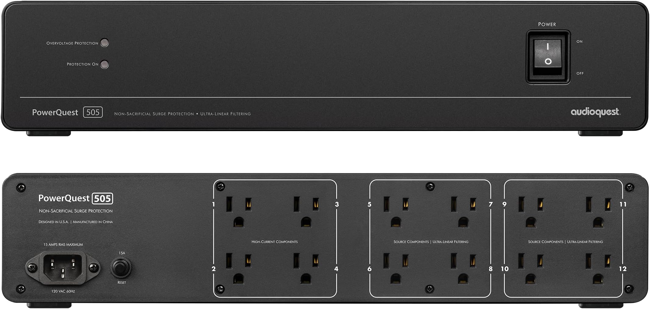 Amazon.com: AudioQuest - PowerQuest 505 High-Performance Power ...