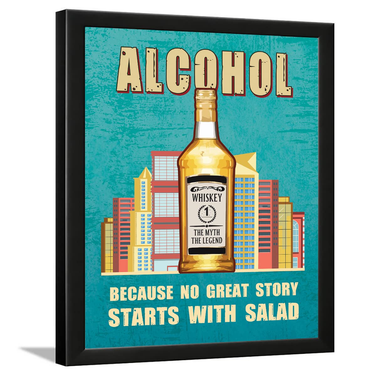 Chaka Chaundh - Alcohol Wall Quotes Frames - Bar Quotes Poster With ...