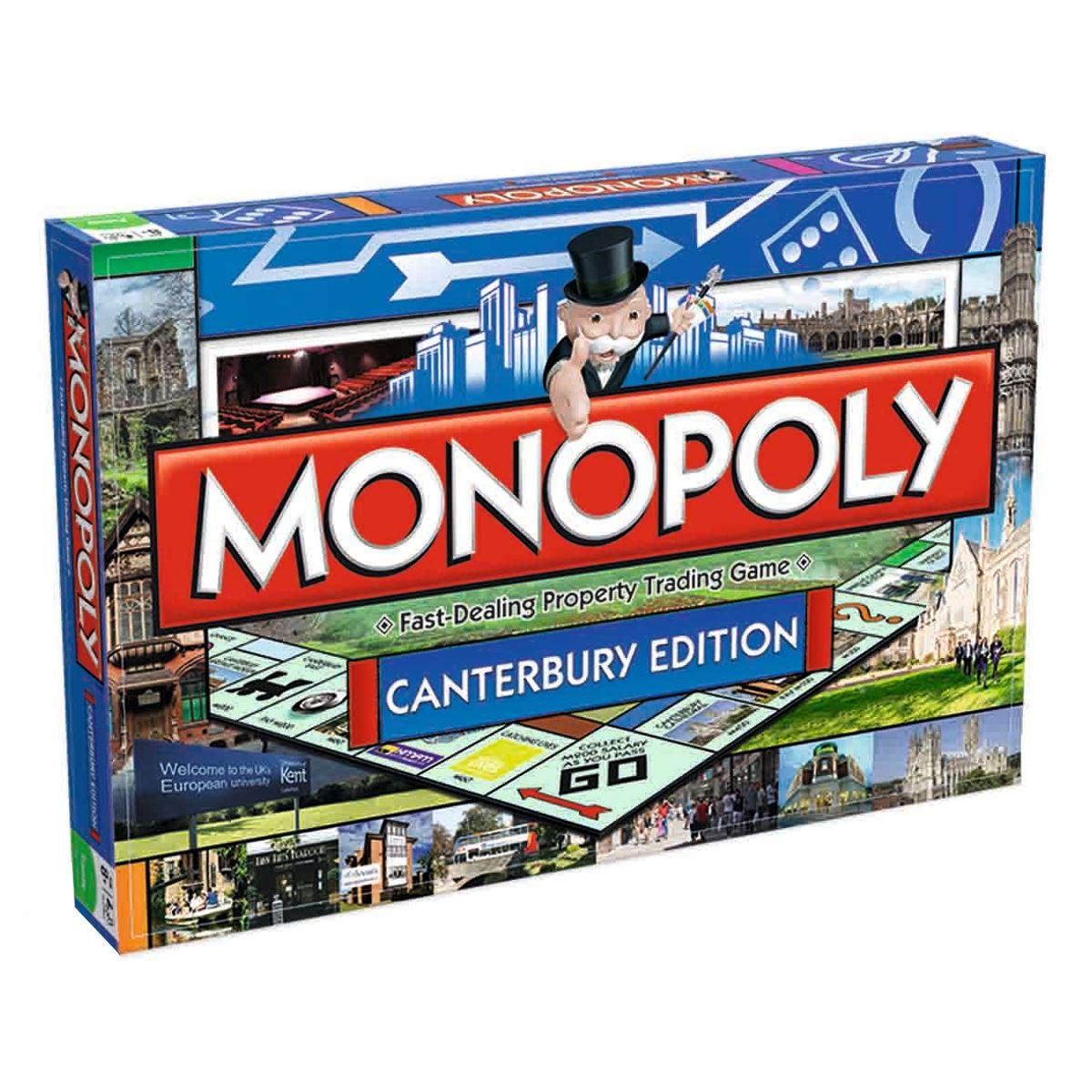 Winning Moves Canterbury Monopoly Board Game, Advance to Canterbury ...