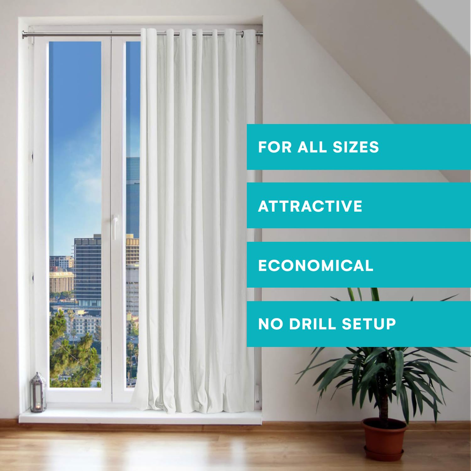 Room/Dividers/Now Tension Curtain Rod - Tension Window Rod - Bedroom ...