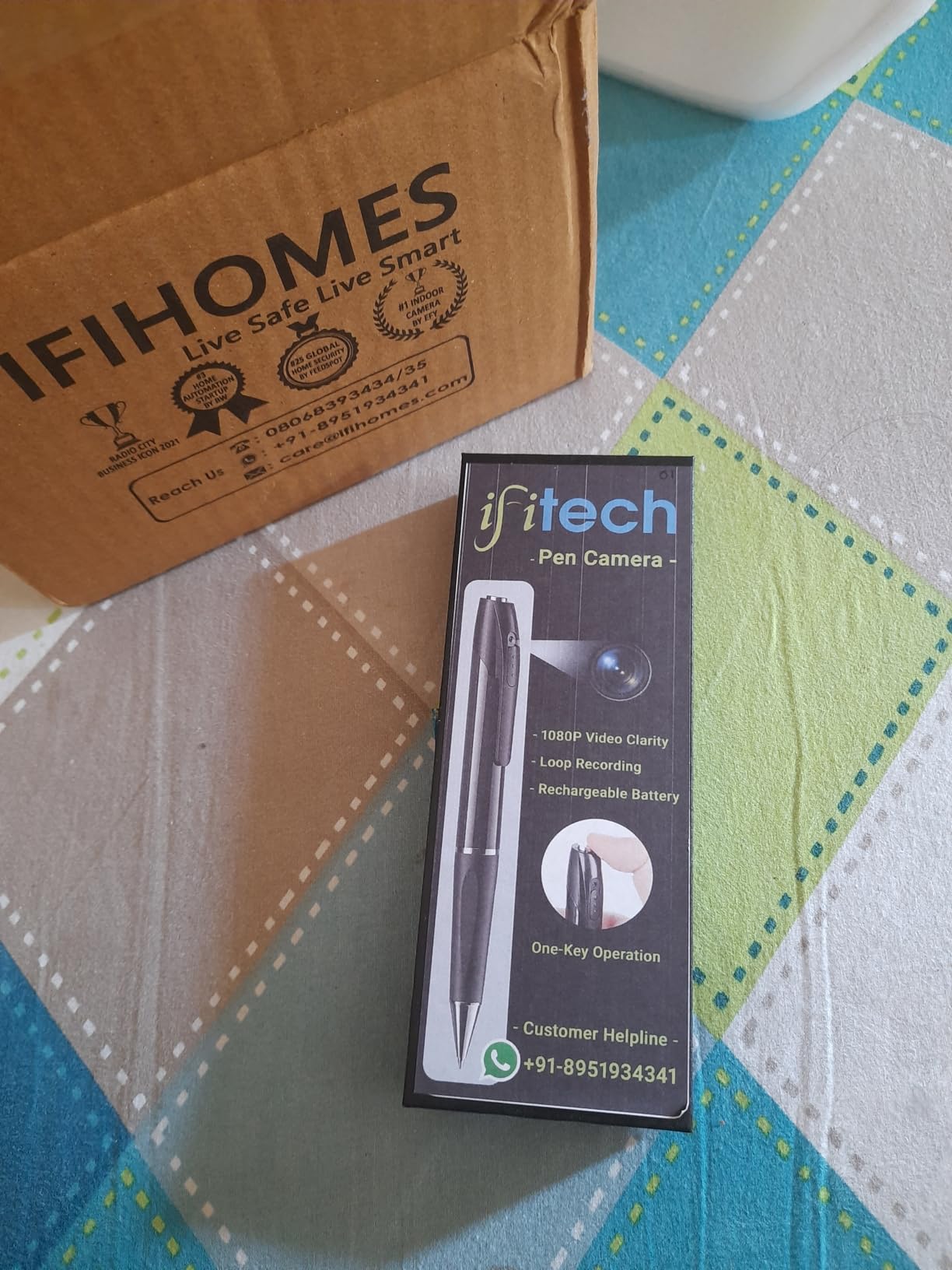 Buy IFITech Spy 1080P Full Hd Pen Camera Hidden 85 Minutes Pen Battery ...