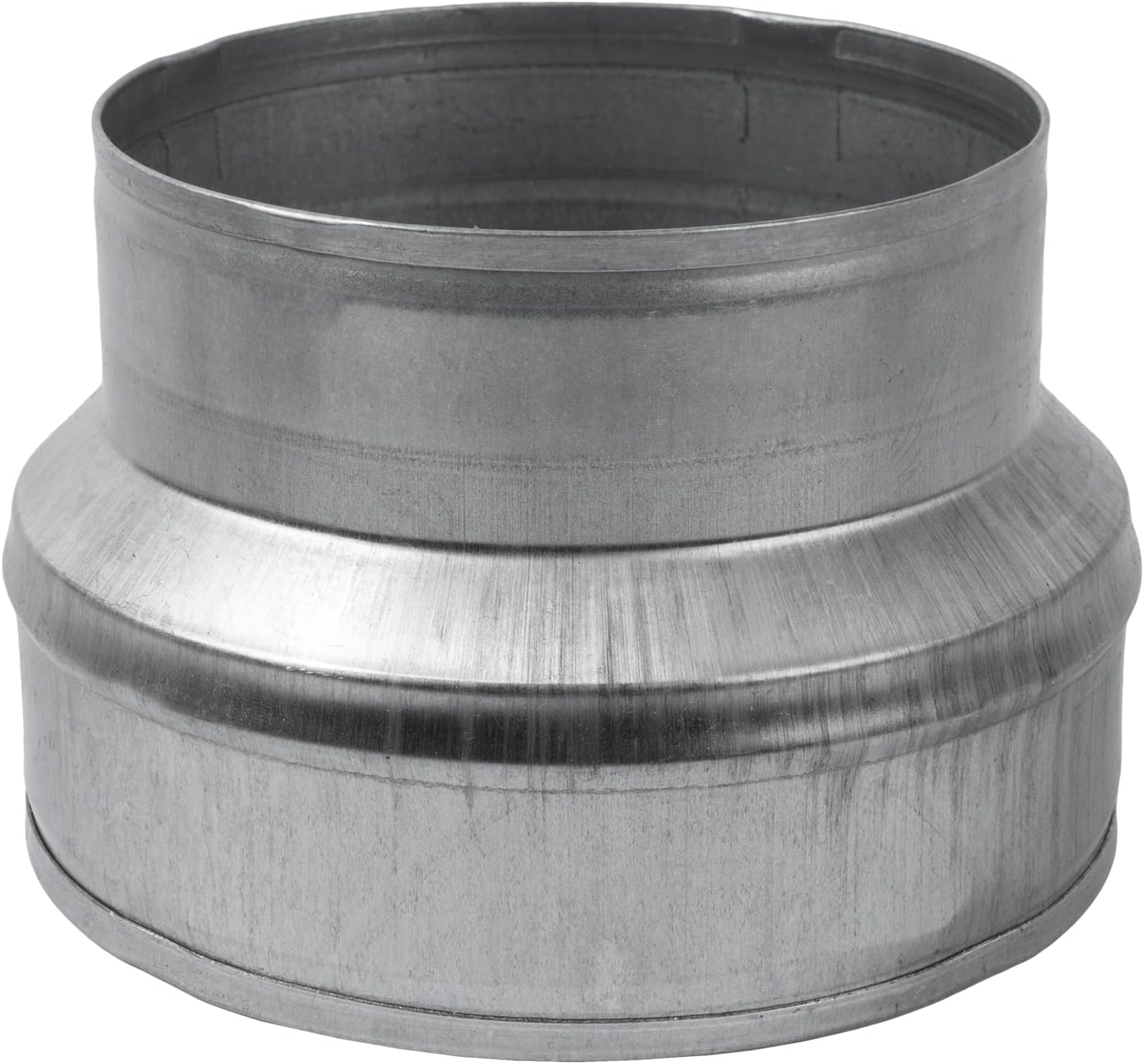 6" Plain x 5" Crimp 24 Gauge Black Stove Pipe Reducer - Amazon.com