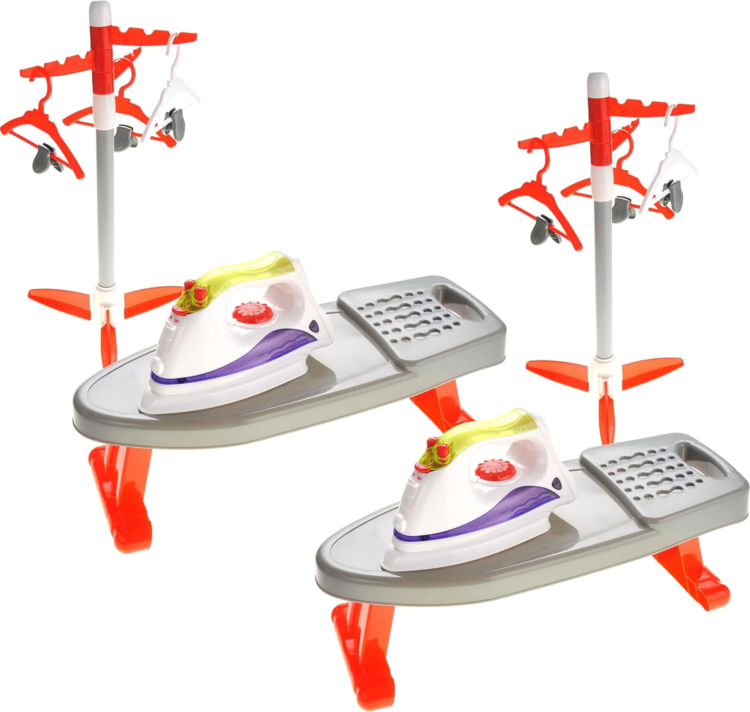 Amazon.com: PowerTRC 2 Sets Pretend Laundry Play Set Toy for Toddlers ...