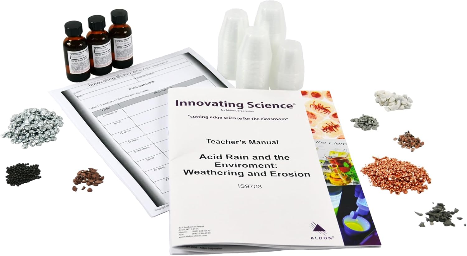 Amazon.com: ALDON Innovating Science Acid Rain, Weathering, and Erosion ...