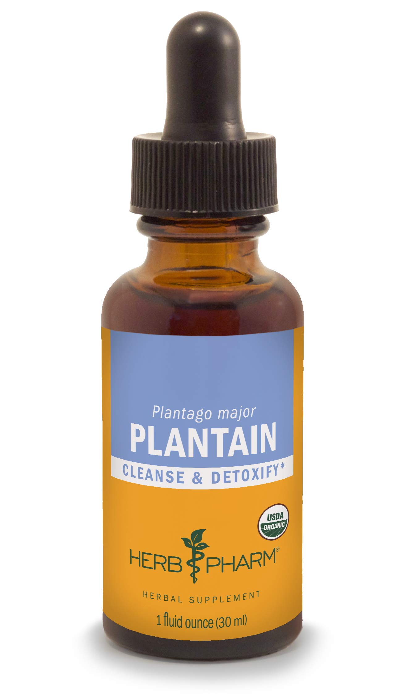 Amazon.com: Herb Pharm Certified Organic Plantain Liquid Extract for ...
