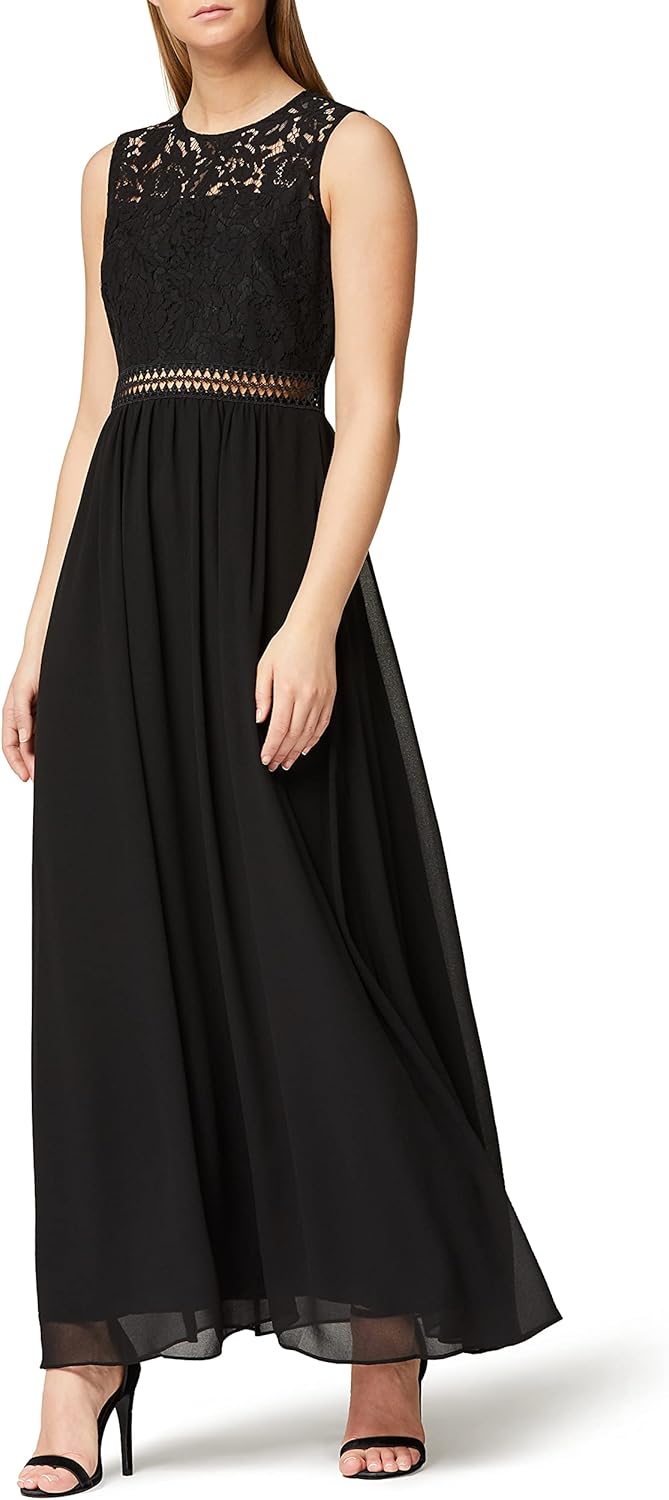 Truth & Fable Womens Lace Trim Bridesmaid Maxi Dress : Amazon.ca ...