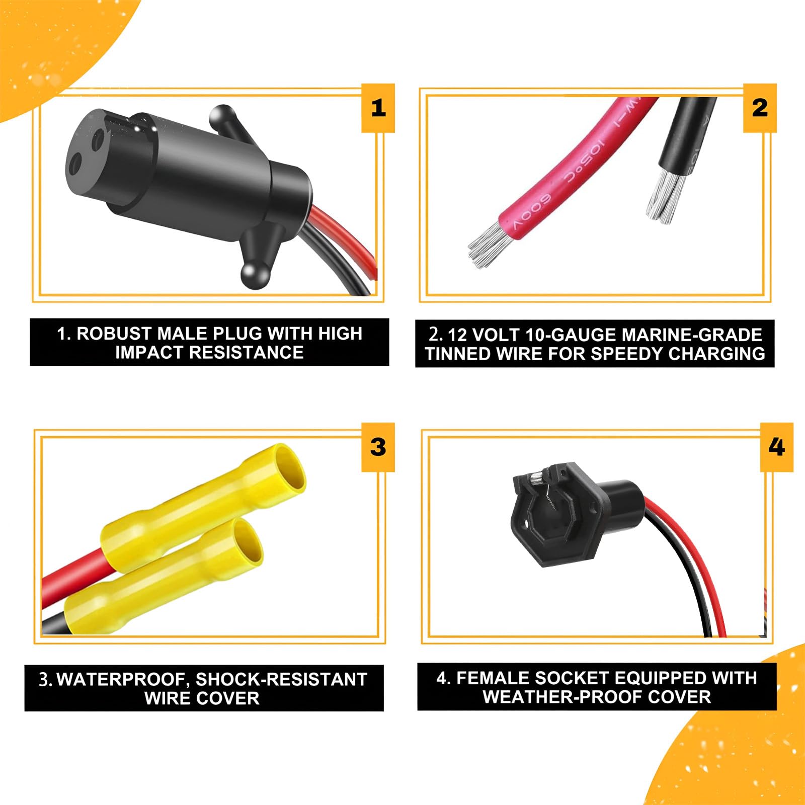 Heavy Duty 12 Volt Connectors