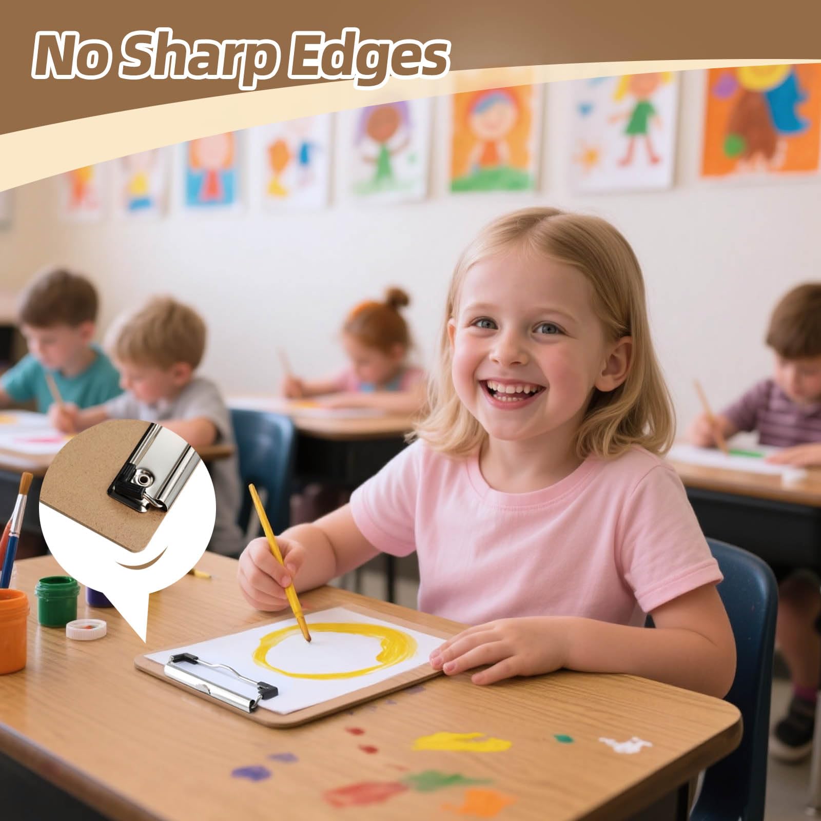 Snapklik.com : 6 X 9 Clipboards Bulk, 32 Pack Small Clip Board, A5 ...