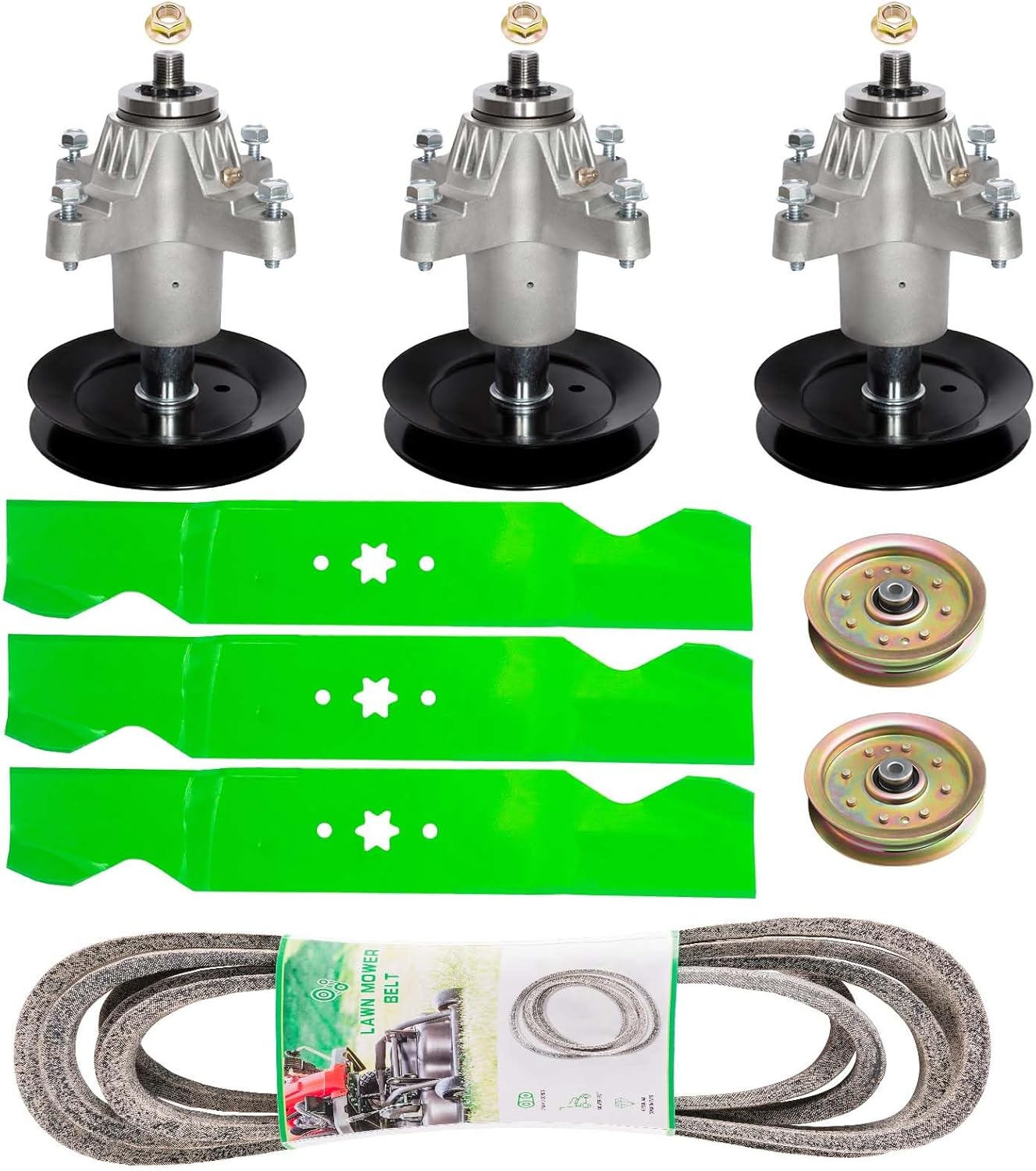 Amazon.com : 3 Pack 618-04608A 618-0671 Spindle Assembly for MTD Cub ...