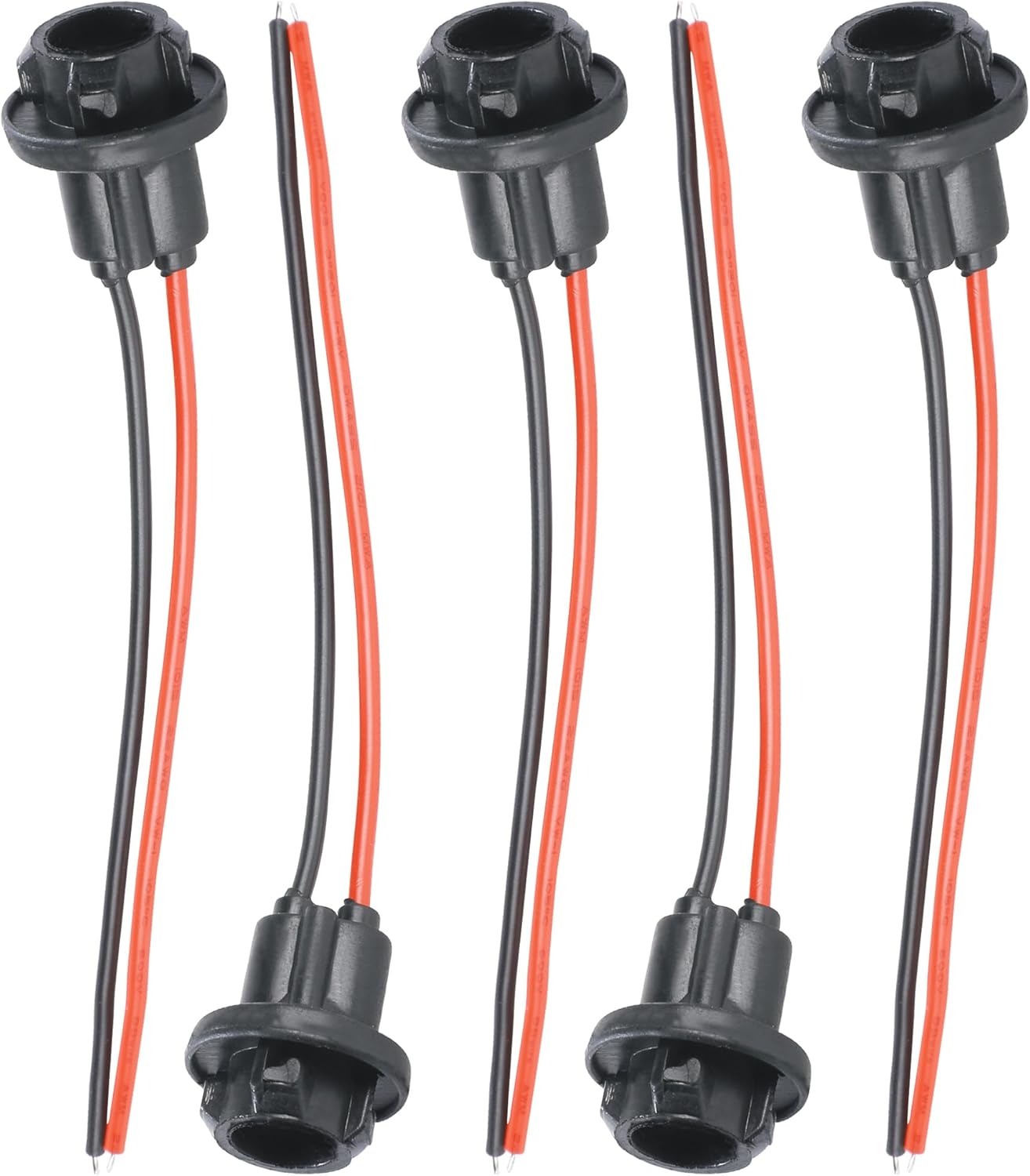 Amazon.com: SCUARI 5PCS Car 194 Bulb Socket Pigtail,Light Bulb Socket ...